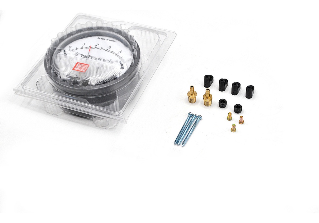 Manómetro de presión diferencial de 0 a 30 pulgadas de agua | Instrutek